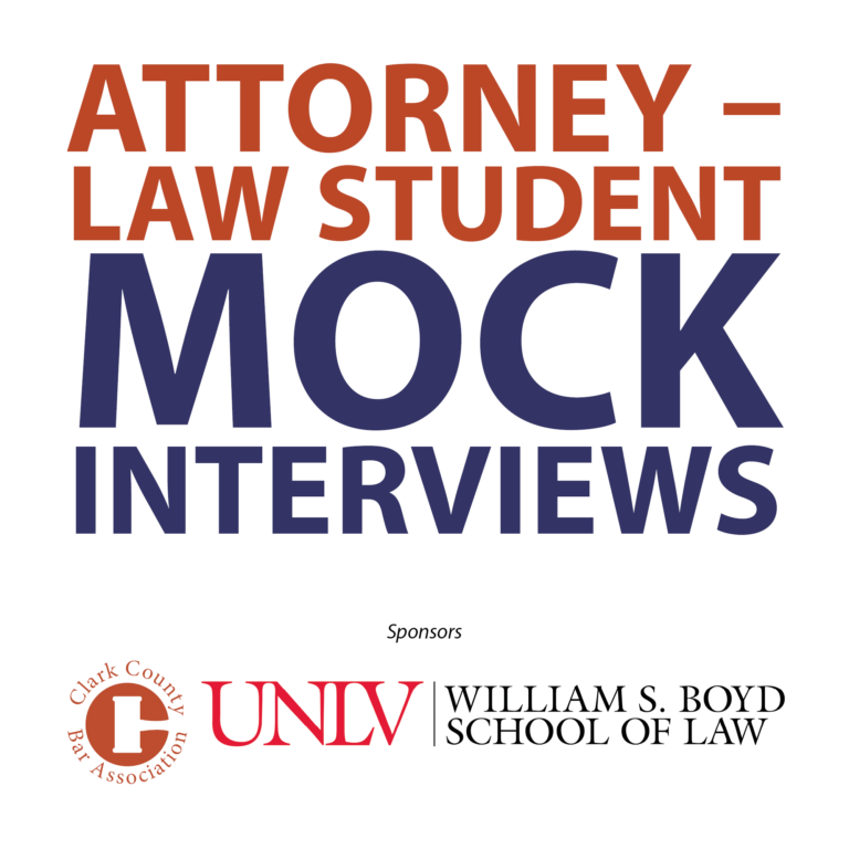 Volunteers Sought for Attorney – Law Student Mock Interviews – Clark ...