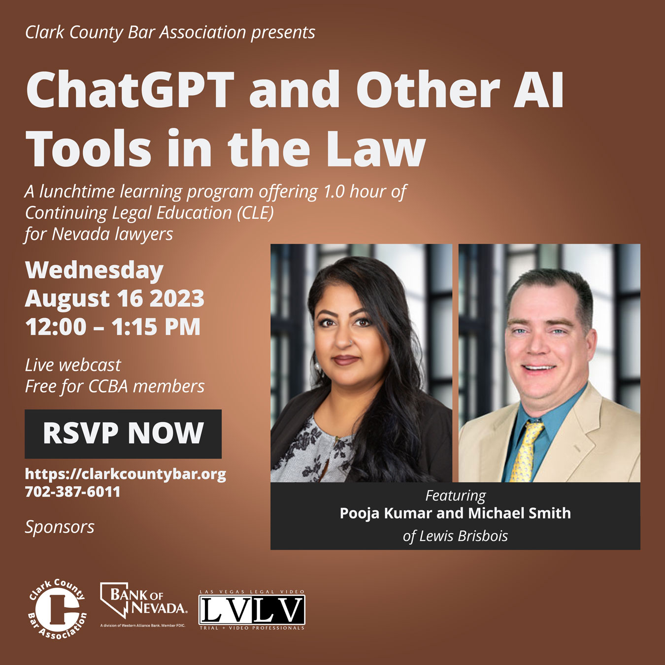 ChatGPT and AI Tools CLE Free for CCBA Members on August 16, 2023 – Clark County Bar Association