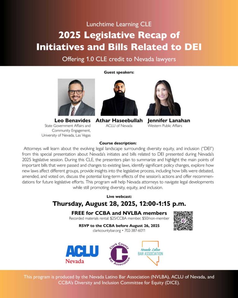 CLE Programs – Clark County Bar Association